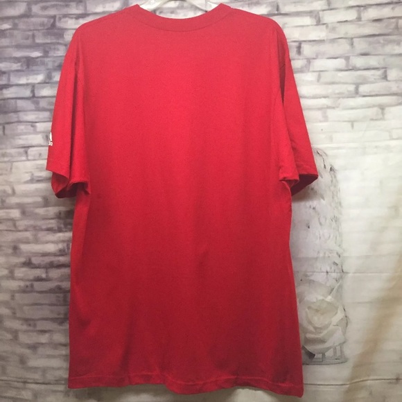 adidas | Shirts | Nwt Adidas Mens Basic University Red Tshirt | Poshmark